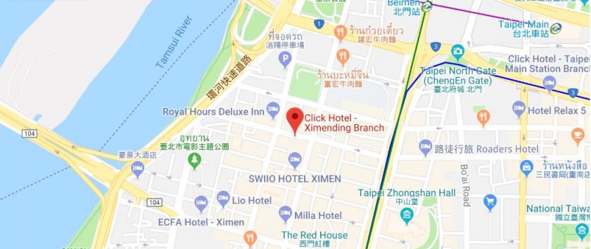 แนะนำที่พักย่าน Ximending ในไทเป ไต้หวัน | ChangTrixget