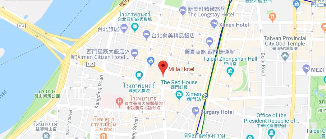 แนะนำที่พักย่าน Ximending ในไทเป ไต้หวัน | ChangTrixget